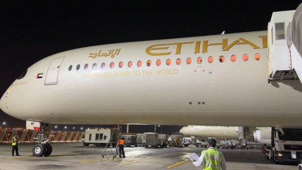 Etihad Airways Business Class Airbus A350-1000 XWB | Chicago to Abu ...