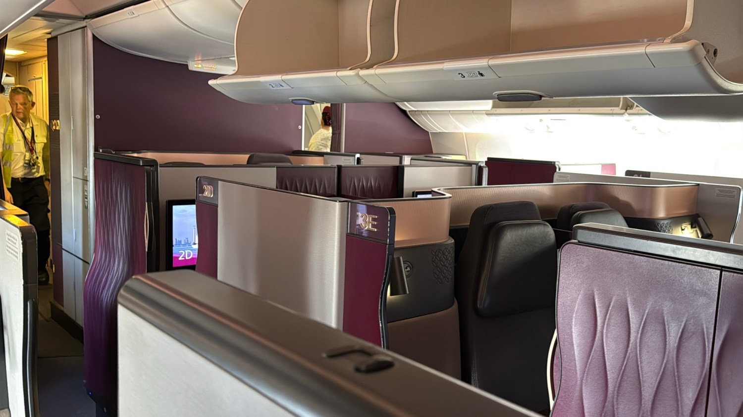 Qatar Airways QSuite Business Class Boeing 777-300ER | Seattle to Doha ...